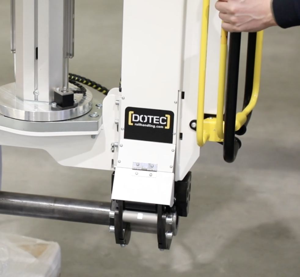 Roll handling for shafts | Dotec the Friendly Liftassist